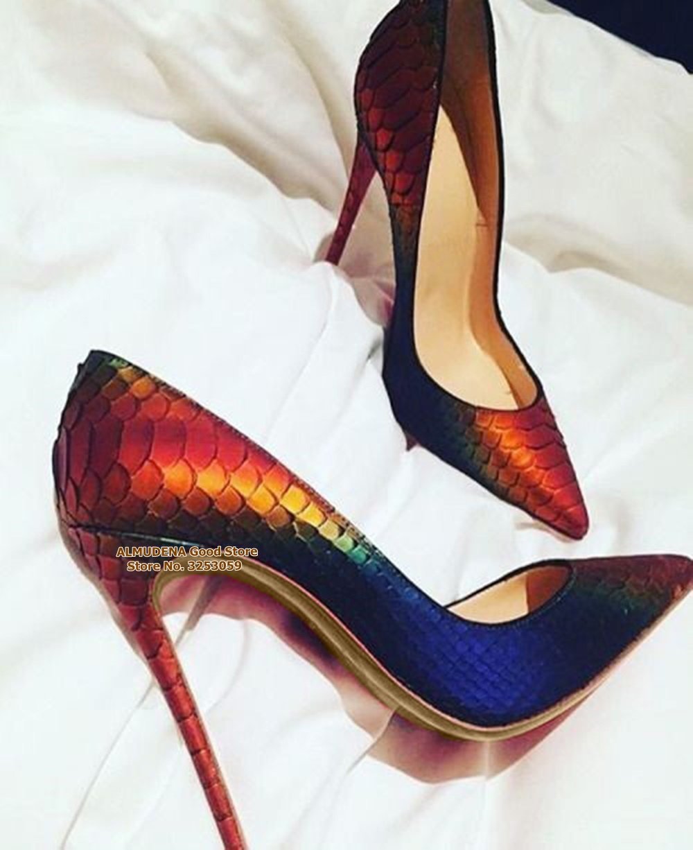 "So Kate" Gradient Python Skin High Heel Pumps Inspired By Christian L ...