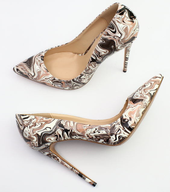 Assorted Multi-Color Print High Heel Pumps – SANSA COSTA